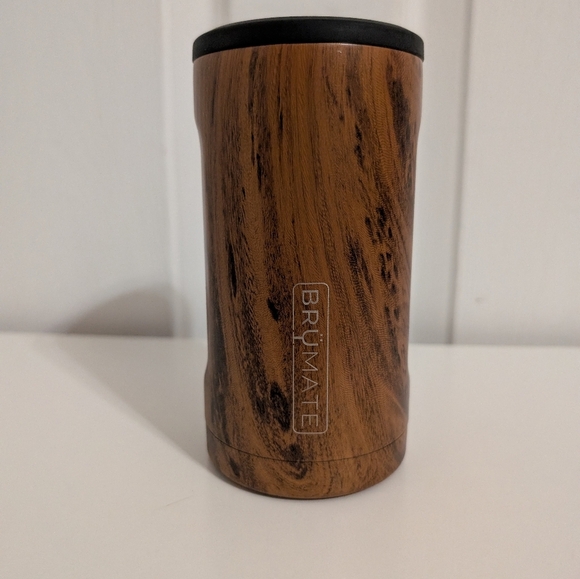 BRUMATE | Dining | Brumate Hopsulator Slim 2 Oz Brown Walnut Wooden Can ...